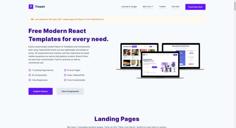 10 modèles React gratuits que vous pouvez utiliser pour vos projets ... 10 modèles React gratuits que vous pouvez utiliser pour vos projets ...
